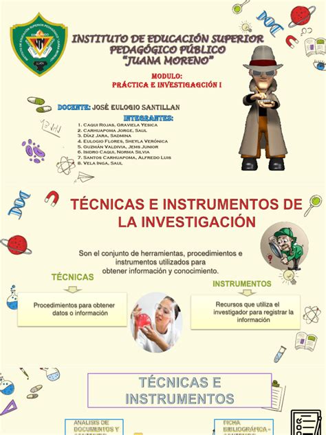 Tecnicas E Instrumentos De La Investigacion Pdf