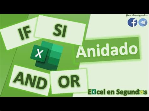 Como usar la función IF AND OR en Excel Tutorial YouTube