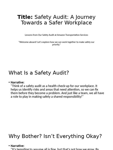 Safety Audit Process Pdf