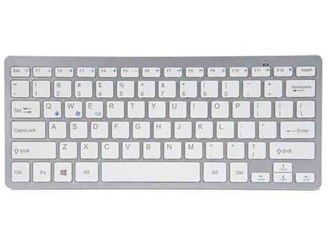 Nexxtech Wireless Bluetooth® 3 0 Keyboard With 78 Keys Silver Reviews