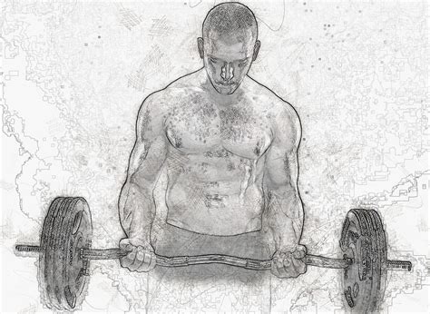 V Pencil Sketch