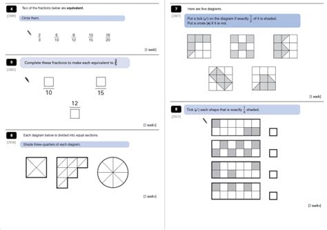 Equivalent Fractions Sats Style Questions For Ks2 Maths Teachwire Teaching Resource