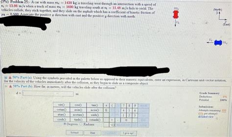 Solved Problem A Car With Mass Mc Kg Is Chegg