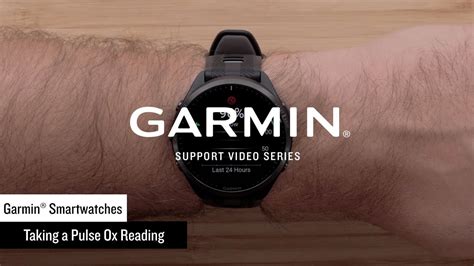 Garmin Support Smartwatches Taking A Pulse Ox Reading YouTube