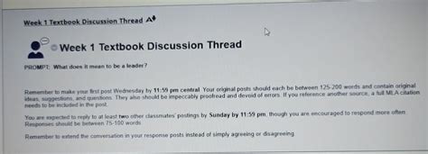Solved Week 1 ﻿textbook Discussion Threadweek 1 ﻿textbook