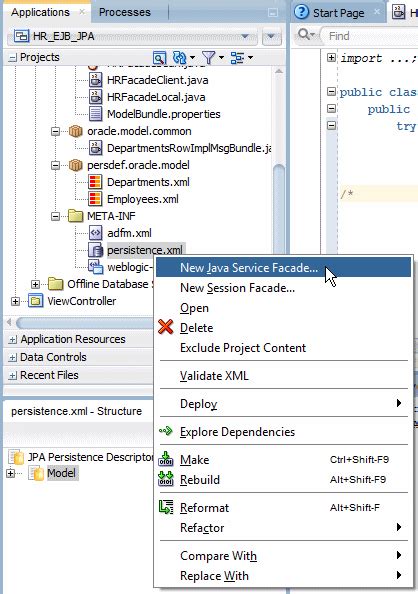 Oracle Jdeveloper 12c 1212 Tutorials Building A Web Application