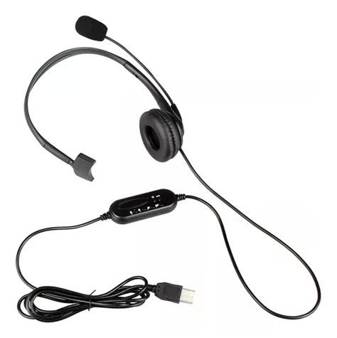 Fone De Ouvido Usb Com Microfone Com Cancelamento De Ru Do Frete Gr Tis