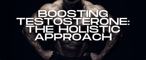 Boosting Testosterone The Holistic Approach Ap Labs