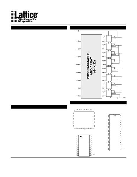 GAL16V8D datasheet(1/22 Pages) LATTICE | High Performance E2CMOS PLD ...