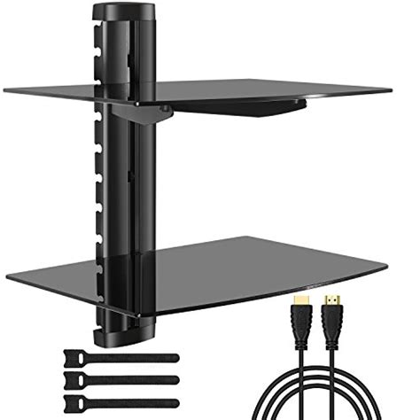 Portamate 6 Shelf Wood Rack Floating Av Shelf