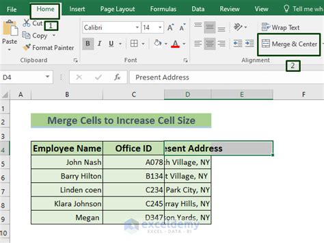 How To Increase Cell Size In Excel Methods ExcelDemy