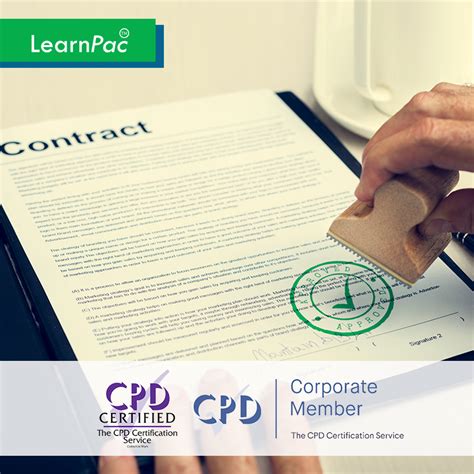Contract Management Training Online Course CPDUK Accredited