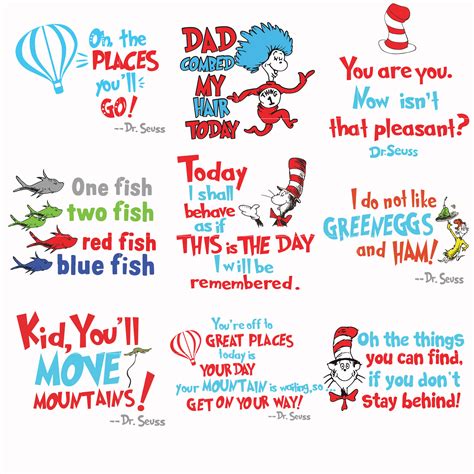 Dr Seuss Svg Bundle Thing Dr Seuss Svg Dr Seuss Quotes Svg Inspire