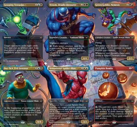 Magic The Gatherings First Spider Man Cards Revealed