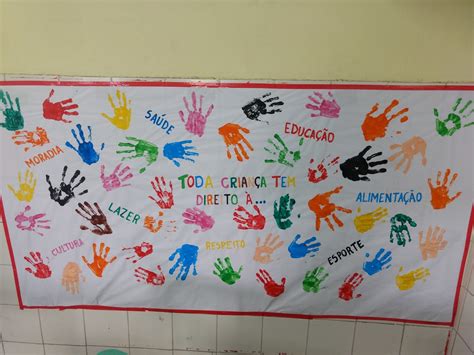 Mural Dia Das Crianças Educação Infantil LIBRAIN