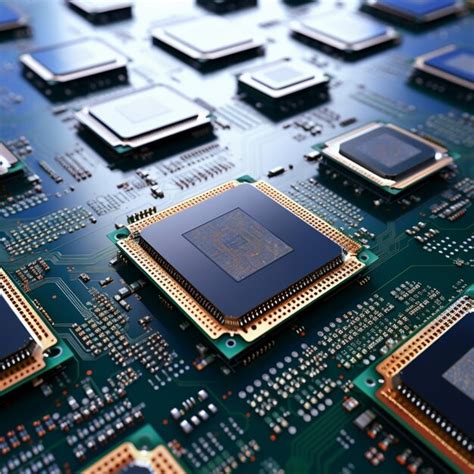 Premium Ai Image Central Processor Units Gathered Isolated Awaiting