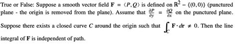 solved true or false suppose a smooth vector field f