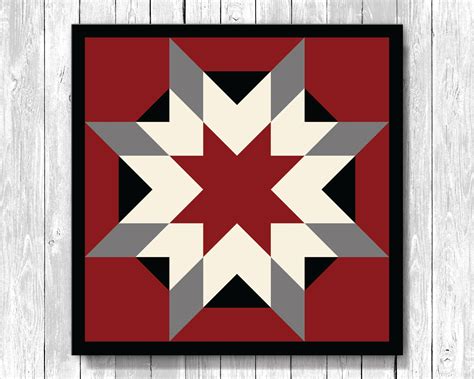 Large Primitive Star Pattern