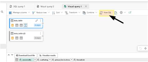 save a visual query results as a table in lakehous microsoft fabric community