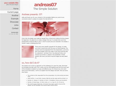 Plantilla HTML CSS Gratis Andreas Plantillas HTML Gratuitas
