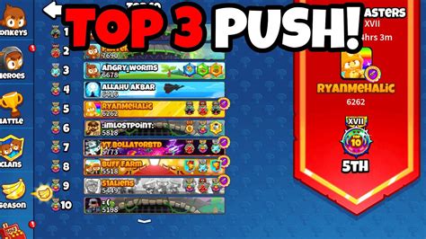 Trying To Get Top 3 In Hall Of Masters Tourney Bloons Td Battles 2