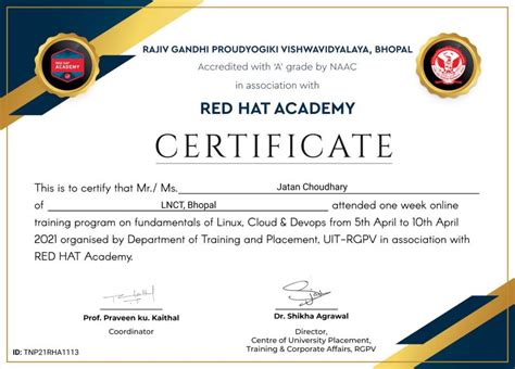 Jatan Choudhary On Linkedin Rgpv Training Linuxtraining Certification