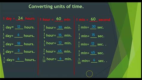 converting units of time year 6 checkpoint youtube