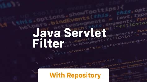 Java Servlet Filter YouTube