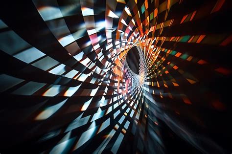 Premium Photo Dynamic Play Of Light And Shadow Artwork