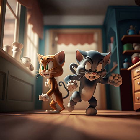 Tom And Jerry In Disney Cartoon By Dolbozhuy On Deviantart