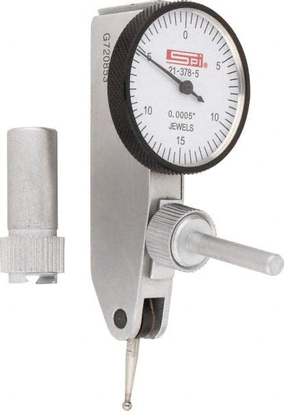Spi 21 378 5 Horizontal Dial Test Indicator With Calibration Cert 0 0