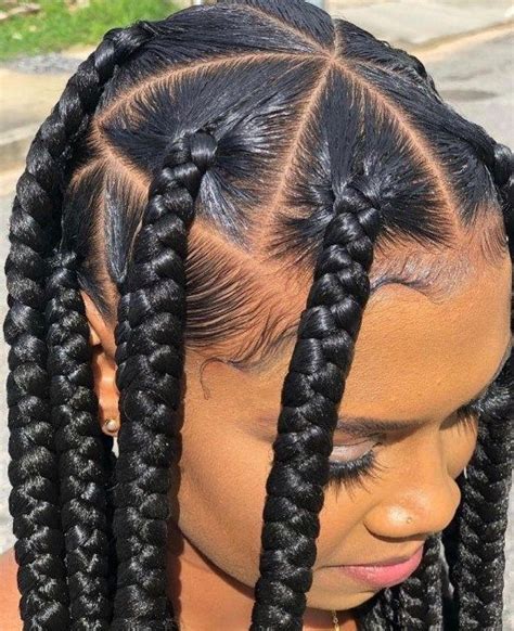 50 Fantastic Knotless Braids Styles For Braid Lovers Out There Box Braids Hairstyles For Black