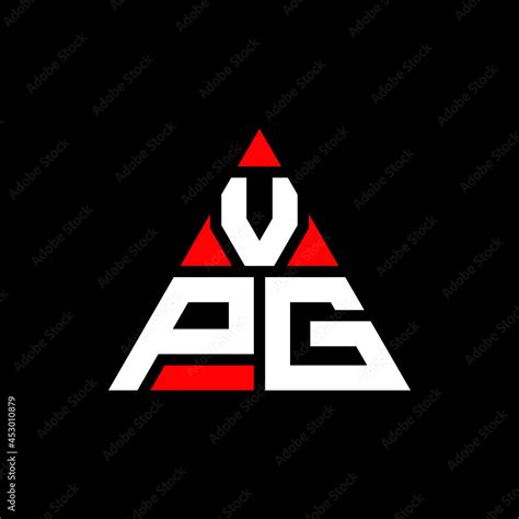 vpg triangle letter logo design with triangle shape vpg triangle logo