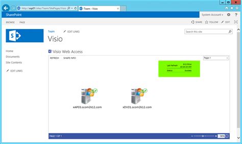 Installing Scom 2012 Visio Dashboards In Sharepoint 2013 Scom