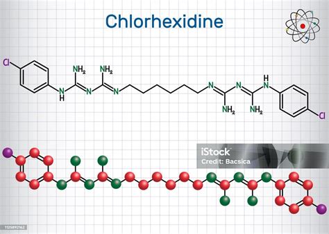 액체 살 균 분자 구조 화학 공식 및 분자 모델입니다 종이 한 장에 0명에 대한 스톡 벡터 아트 및 기타 이미지 Istock
