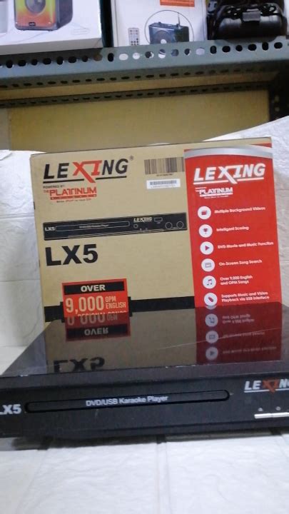 LEXING LX DVD MIDI VEDIOKE CD DVD PLAYER WITH K SONG USB INPUT LED DISPLAY INFRARED