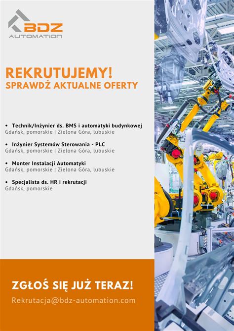 Blazej Dziag Na Linkedin Ciekawe Oferty Pracy W Bdz Automation