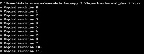 Windows下svn备份svnadmin Dump Csdn博客