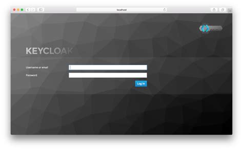 logging in to the admin console keycloak documentation