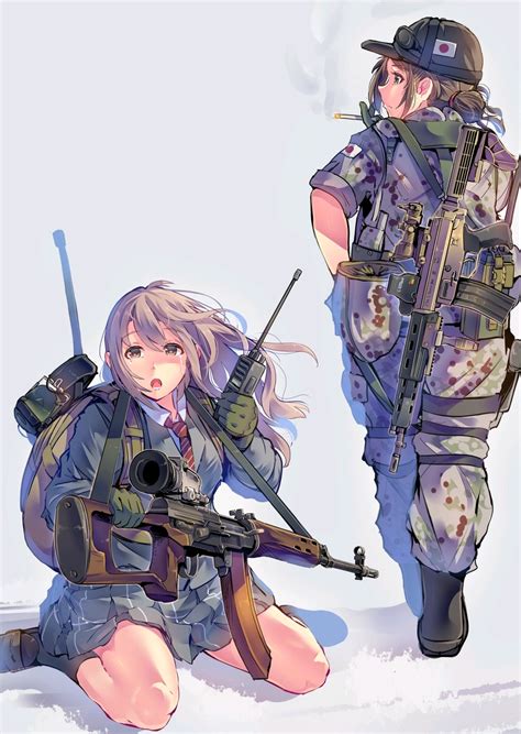 武装jk少女 武装女子高中生，枪械与少女一。p站搬运 哔哩哔哩