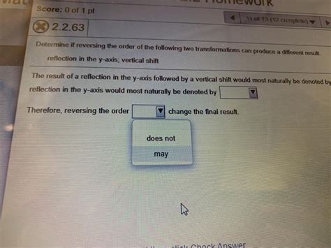 Solved Question Help Determine If Reversing The Order Of The