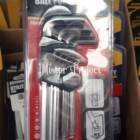 Jual Kunci L Krisbow Ballpoint Hex Key Kunci L Krisbow Shopee Indonesia