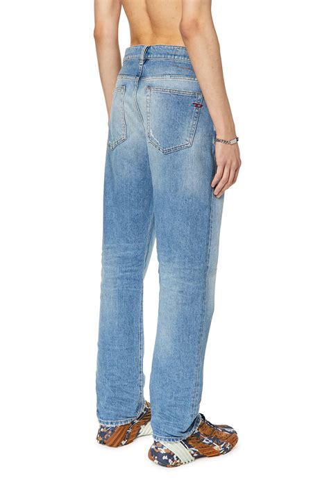 2020 D Viker Man Straight Light Blue Jeans Diesel