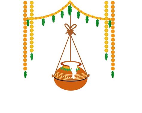 Premium Vector Dahi Handi Celebration In Happy Janmashtami Festival