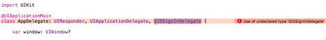 Ios Why Does Xcode Not See My App Bridge Header And Tells Me The File Gidsignindelegate Is