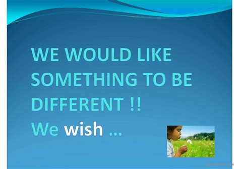 Wishes And Regrets Grammar Guide English ESL Powerpoints