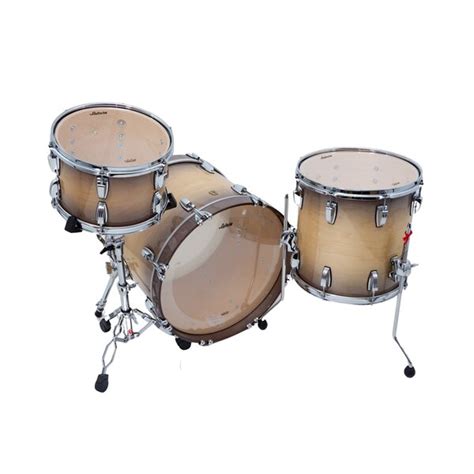 Ludwig Classic Maple 20 Downbeat Drum Kit Burnt Natural Graham Rus