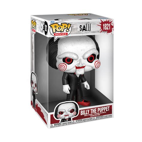 Funko Pop Super Sized 10 Billly The Puppet 1821 Novo Original Shopee