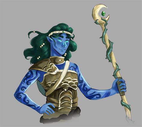 Art Dax Mistsong My Water Genasi Circle Of Dreams Druid Rdnd