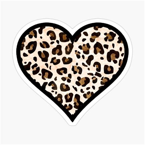 Cheetah Print Hearts